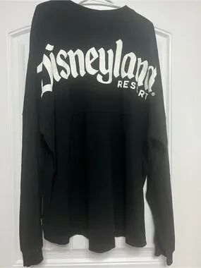 Disneyland Resort | Tops | Disneyland Resort Black With White Writing ...